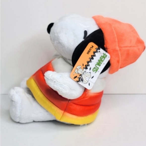 Peanuts | Toys | Snoopy Plush In Candy Corn Puffer Vest | Poshmark